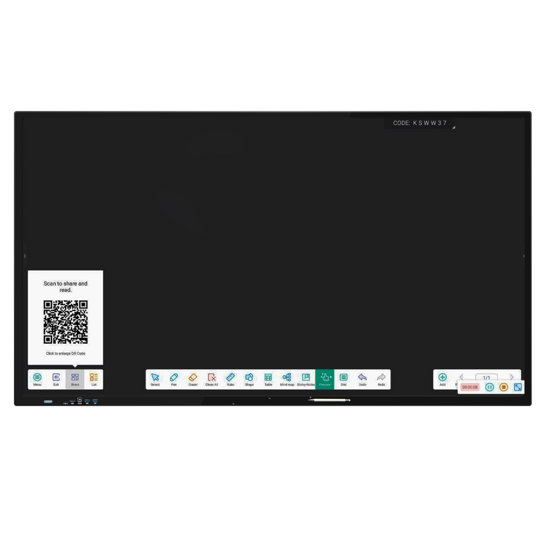 TruSense Tru Interactive Flat Panel 75 inch ( Touch Screen TV ...